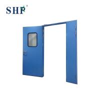 China Stainless Steel Cleanroom Swing Door ISO 5 ISO 8 Hospital Operating Room Customizable for sale