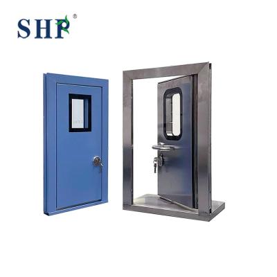 China Stainless Steel Cleanroom Swing Door ISO 5 ISO 8 Hospital Operating Room Customizable for sale