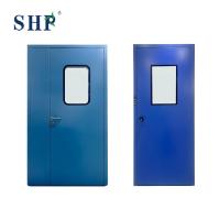 China GMP Hygiene Galvanized or 304 Stainless Steel Interior Modular Cleanroom Swing Entry Doors for Hospitals for sale
