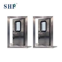 China Cleanroom Metal Steel Door with PVC Frame 1.5mm Thickness for Pharmaceutical Industry for sale