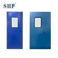 China Modern Design Cleanroom Sandwich Panel Door with Interlocking System and Chinese Top Hardware for sale