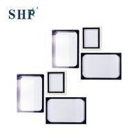 China Double Layer Observation Clean Room Window Purification Fixed Glass Window 5mm Tempered Glass 1000x1000mm for sale