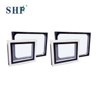 China Airtight Clean Room Window Double Glazed 5mm Tempered Glass for PCR Lab HIV Lab for sale
