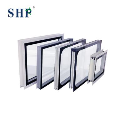 China Dustproof Waterproof High Airtightness Clean Room Window 5mm Tempered Glass 1000x1000mm for sale