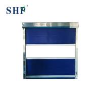 China PVC Workshop High Speed Roll Up Door 1.0-2.5 m/s Cleanroom Fast Electric Roller Shutter for sale