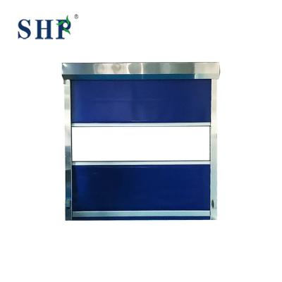 China Clean Room PVC High Speed Door Stainless Steel 304 1.0-2.5 m/s for ISO Class 1-8 for sale