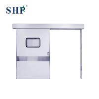 China Hospital Cleanroom Sliding Door Automatic Airtight Door With Vision Panel for sale
