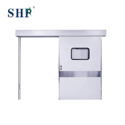 China Plastic Steel Cleanroom Sliding Door for Pharmacy Hospital Lab GMP ISO 9001 for sale