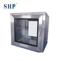 China HEPA Coated Steel Dynamic And Static Pass Box SS304 Static Pass Box GMP for sale
