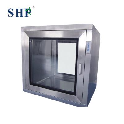 China HEPA Coated Steel Dynamic And Static Pass Box SS304 Static Pass Box GMP for sale