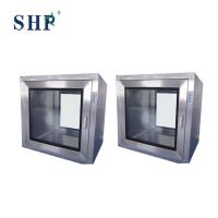 China Cleanroom Window Pass Box Types Through Pass Box Uv Double Hollow Toughened Glass for sale