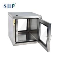 China SHP Static Pass Box SS304 500x500x500mm Cleanroom Transfer Hatch for Electronics Food Processing Hospital Bio Tech for sale