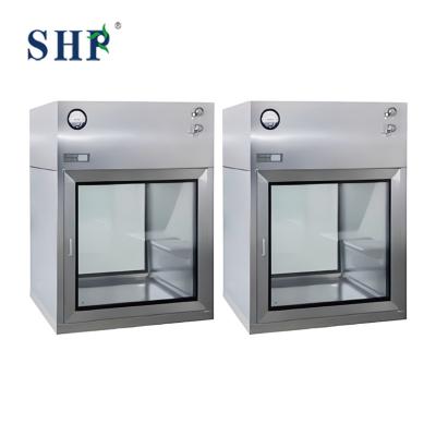 China Through Box Dynamic Pass Coated Steel SS304 SS316 Pass Box Stainless 5mm Glass for sale