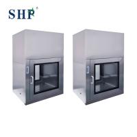 China Through Box Dynamic Pass Coated Steel SS304 SS316 Pass Box Stainless 5mm Glass for sale