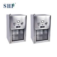 China Coated Steel Dynamic Pass Box SS316 Clean Pass Box With UV Lamp for sale