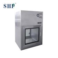 China Stainless Steel Dynamic Pass Box 600x600x600mm Clean Room Transfer Hatch 220V for sale