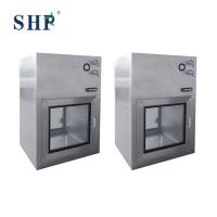 China Coated Steel Dynamic Pass Box SS316 Clean Pass Box With UV Lamp for sale