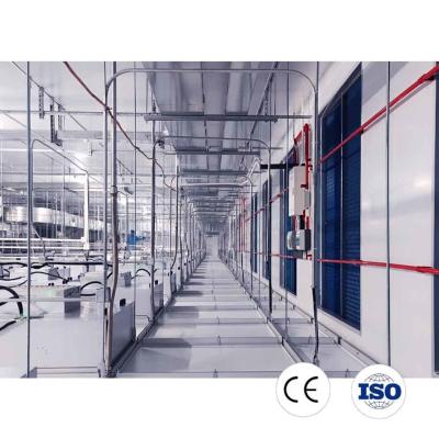 China Modular Cleanroom for Plant ISO 5-8 Sandwich Panels 1000kg Weight HEPA Filter for sale