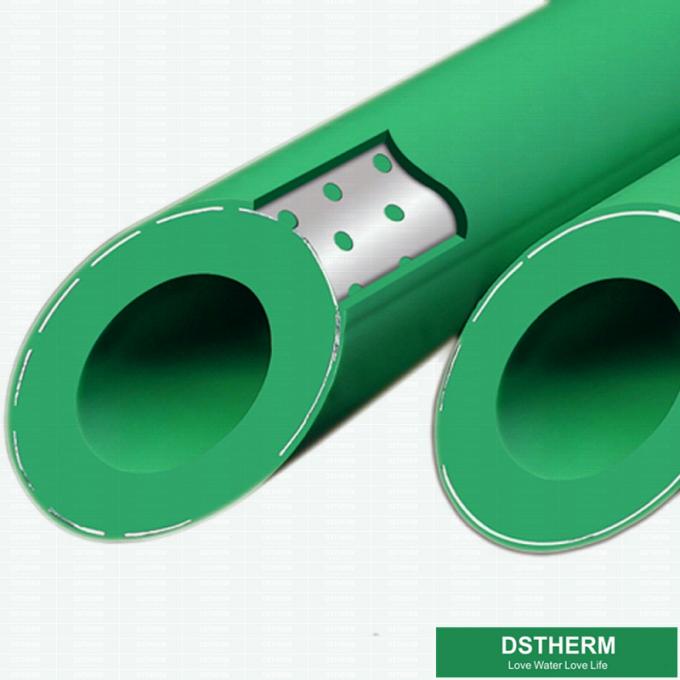 Ppr Perforated Aluminum Pipe Ppr Composite Aluminum Pipe PN16 PN20 4m Length Aluminum Foiled Pipe 0