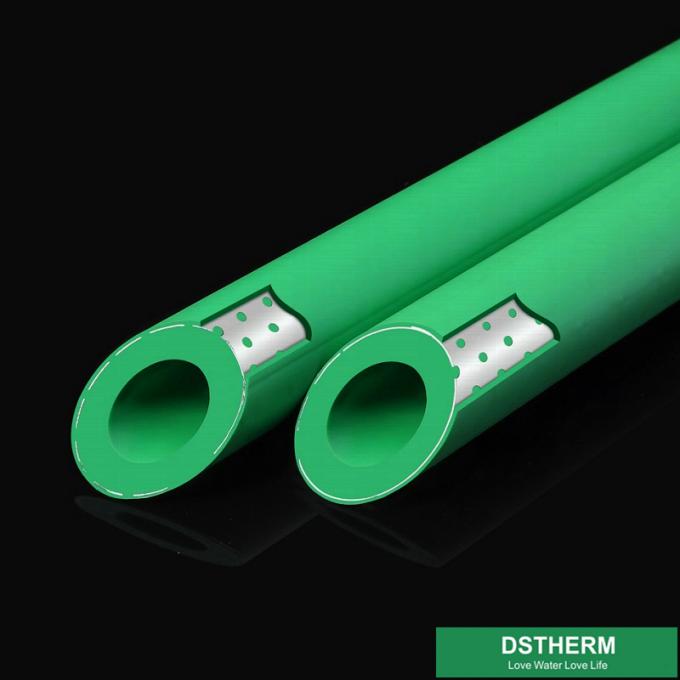 Ppr Perforated Aluminum Pipe Ppr Composite Aluminum Pipe PN16 PN20 4m Length Aluminum Foiled Pipe 1