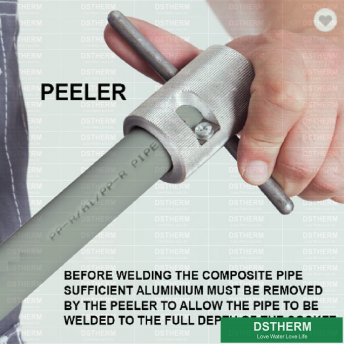 Ppr Perforated Aluminum Pipe Ppr Composite Aluminum Pipe PN16 PN20 4m Length Aluminum Foiled Pipe 3