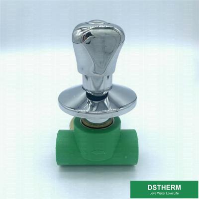 China ISO15874 Zinc Alloy PPR Stop Valve Corrosion Resistant For Water System Duct 32mm for sale