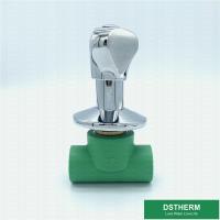 China 20mm Plastic PPR Stop Valve Tee Part Chrome Plated For Heat Insulation for sale