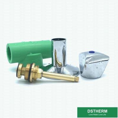 China Triangle Chrome Plated Handle For Stop Valve Top Cartridges for sale