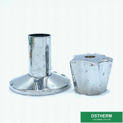 China Plum Blossom Chrome Plated Handle For Valve Brass Cartridges for sale