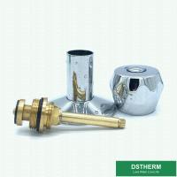 China Round Chrome Plated Zinc Alloy Handle For Brass CW617N Valve Cartridges for sale