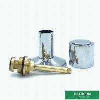 China Stop Valve Cartridges Top Parts Chrome Plated Round Hexagonal Handle for sale