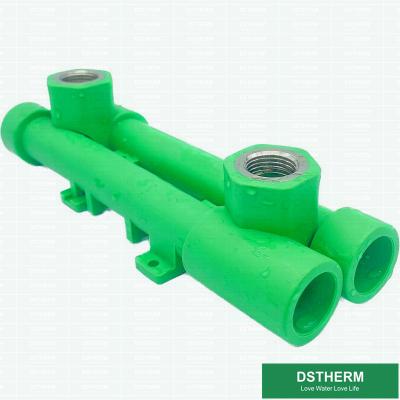 China PPR Manifolds Double Female Elbow Two Handle Mixer For Shower Adjustable Battery for sale