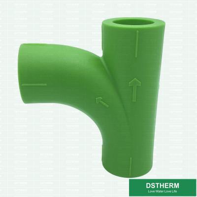 China 2.0MPa polypropylene PPR Type Slant Y Tee For Plastic Pipe for sale