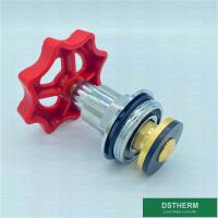 China Brass Chrome Plated Stop Valve Cartridge Top Part With Plastic Handle for sale