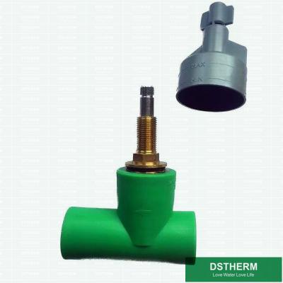 China Gate Valve Ppr Coated Brass Valve Brazil Market Stop valve Corrosion Resistant With Ppr Cover for sale