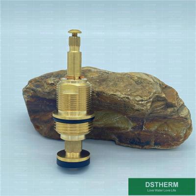 China Customized  CW617N Material Brass Insert Stop Valve Cartridges Top Part for sale