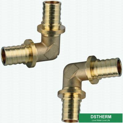 China Customized Chrome Plated PEX Brass Fittings For Equal Threaded Elbow for sale