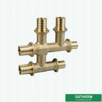 China Male Threaded Double Cross Tee Brass Slide Fittings 1/2