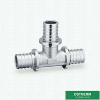 China Customized Slide PEX Brass Fittings Equal Threaded Tee Press Fittings for sale