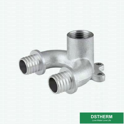China Female Threaded Type U Elbow Press Fittings PEX Brass Fittings Chrome Plated for sale