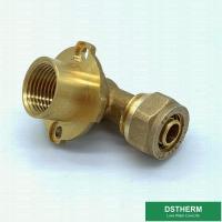 China PN20 105 Degrees Elbow Slide PEX Brass Fittings Customized Logo for sale