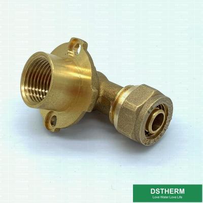 China PN20 105 Degrees Elbow Slide PEX Brass Fittings Customized Logo for sale