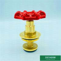 China CW617N Brass Color Valve Cartridges 3/4 For Stop Top Part Nickel Plated for sale