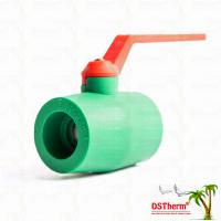 China European Standard Heavier Type Plastic Ppr Brass Ball Valve With Brass Ball Fast Flow Ball Valve for sale