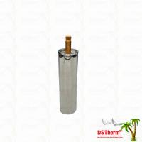 China Chrome Plated Valve Cartridge With Extension Sleeve 1/2