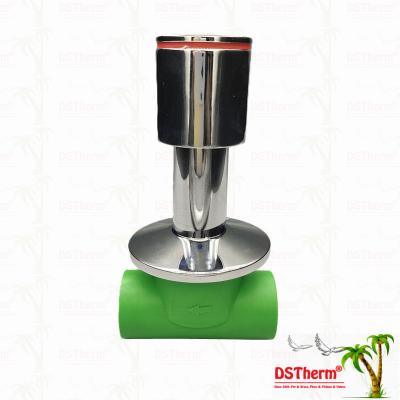 China Ppr Stop Valve  Longer Handle Cutomized Handle Excellent Sealing Performance for sale