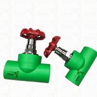 China PPR Stop Valve and PPR Globe Valve with Cryogenic Treatment Pass Seat Test Adjust Flow for sale