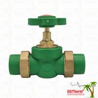 China PPR Double Union Ball Valve Exposed Installation Corrosion-Resistant Customized Size for sale