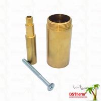 China Brass / Chrome Plated Valve Stem Extension Sleeve 1/2