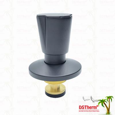 China Manual Valve Stem Extension Assembly Brass Cartridge Brass Spindle Black Plated Valve Top Part for sale